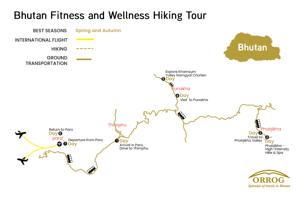 Bhutan Fitness and Wellness Hiking Tour